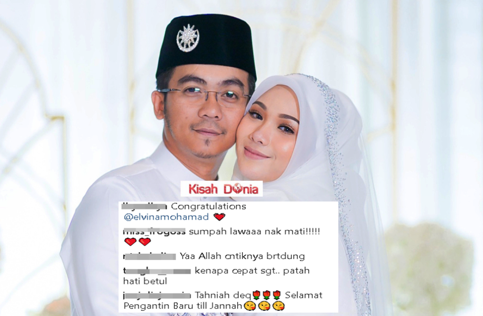 Sah Menjadi Isteri Datuk Haniff Borhan, Elvina Kini Bergelar Datin Muda ...