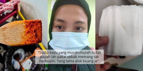 Sudip Kayu Pecah Dalam Masakan, Tekak Gadis Perit Berdenyut Tertelan ...