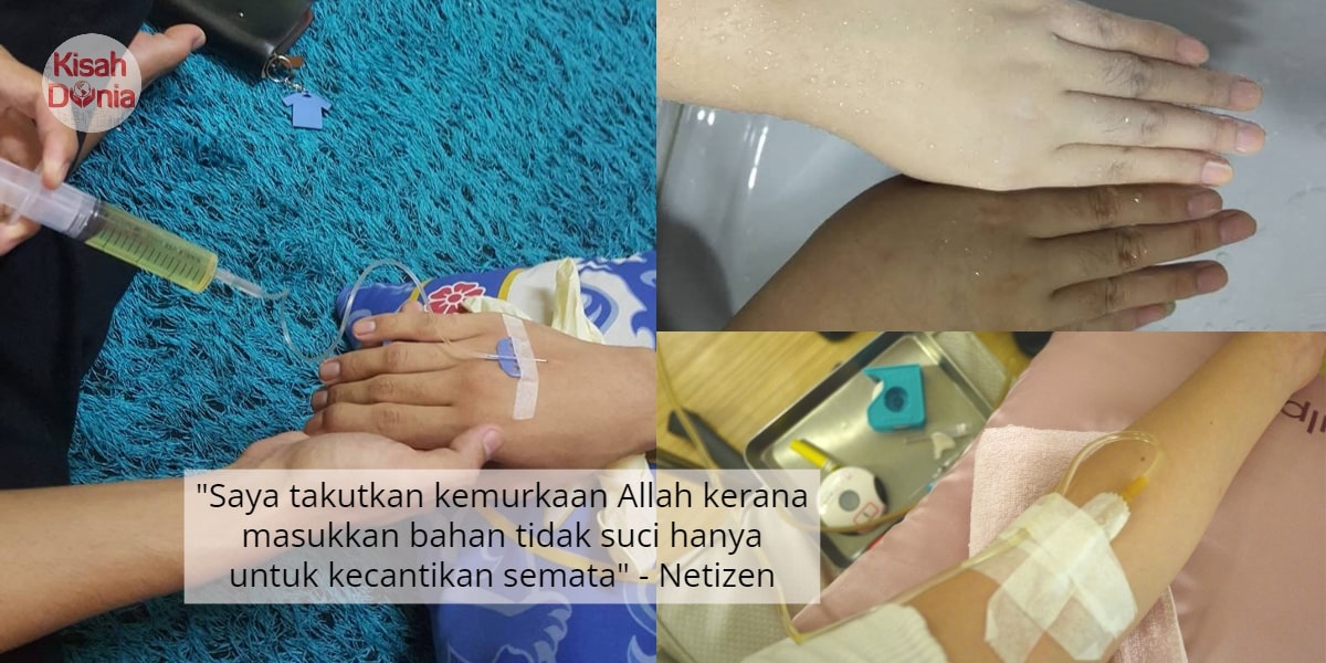 Individu Hidap Barah Usai Injection, Wanita Dedah Drip Putih Ada ‘Janin ...