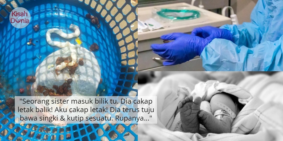 Nurse Cuci Uri Bayi Sebelum Dipulang Pada Ibu, Meremang Bunyi ‘Benda ...