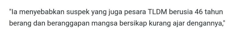 Dianggap Biadab Salam Tak Tengok Muka, Kepala Anggota TLDM Ditampar ... Dianggap Biadab Salam Tak Tengok Muka, Kepala Anggota TLDM Ditampar ...