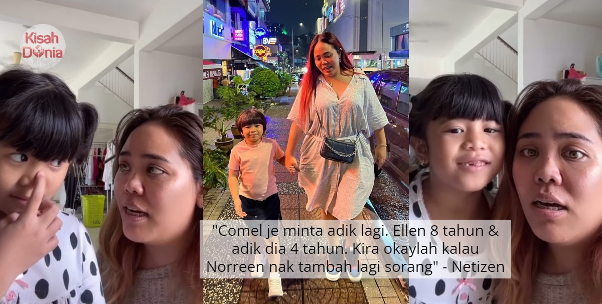 Tetap Berdegil Mahukan Adik Perempuan, Norreen Terkejut Dengar ...