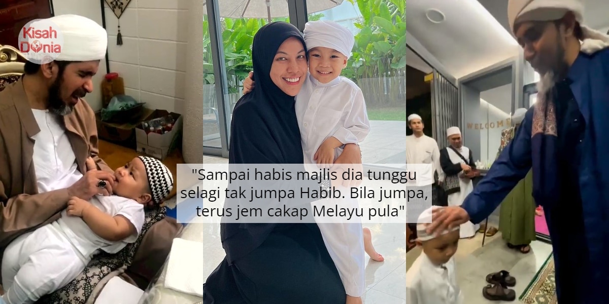 Anak Betty Rahmad Comel Minta Maaf, Bersalah Gigit Jari Habib Masa ...