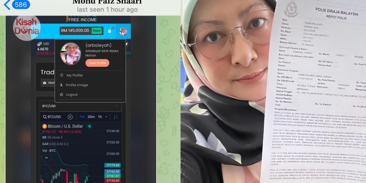 Ditambah Masuk Group Telegram Trading, Abby Abadi Kena Scam Lepas Beri ...