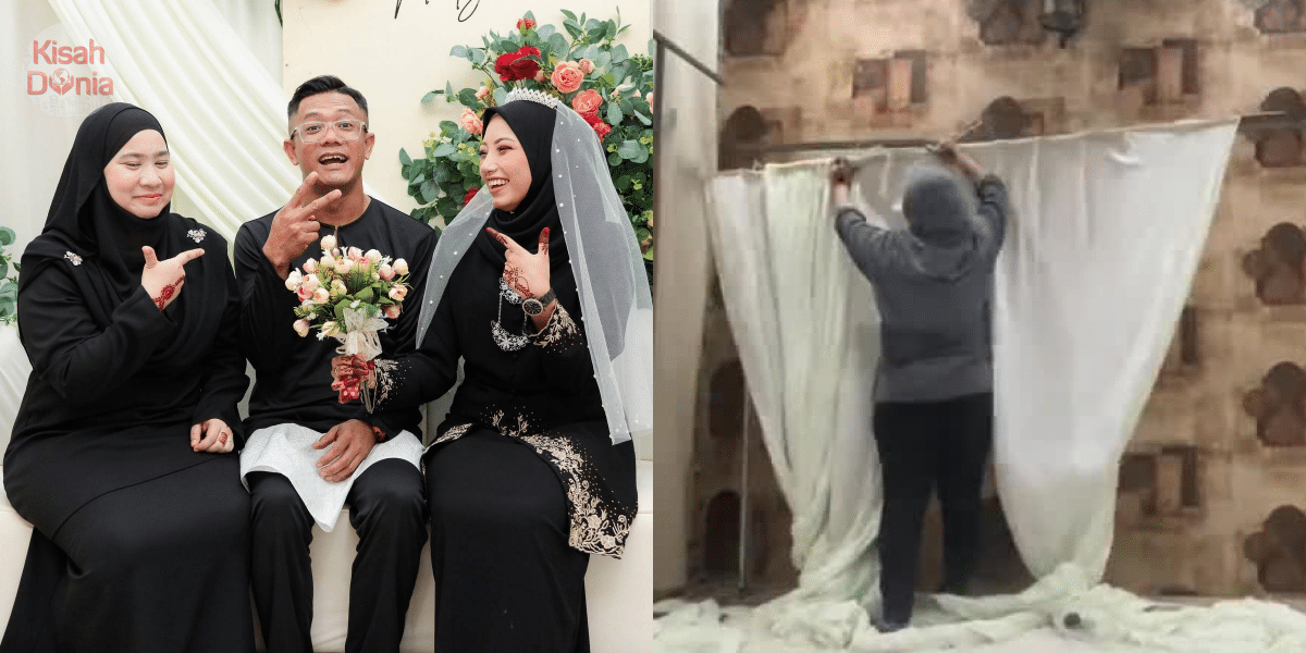 Isteri Redha Bermadu, Siap Tolong Pasang Pelamin Untuk Suami Kahwin ...