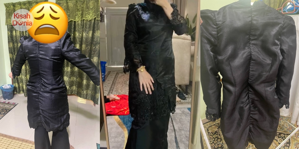 Alamakkkk! Wanita Terkejut Baju Raya RM400 Mengecut Lepas Siap Dicuci ...