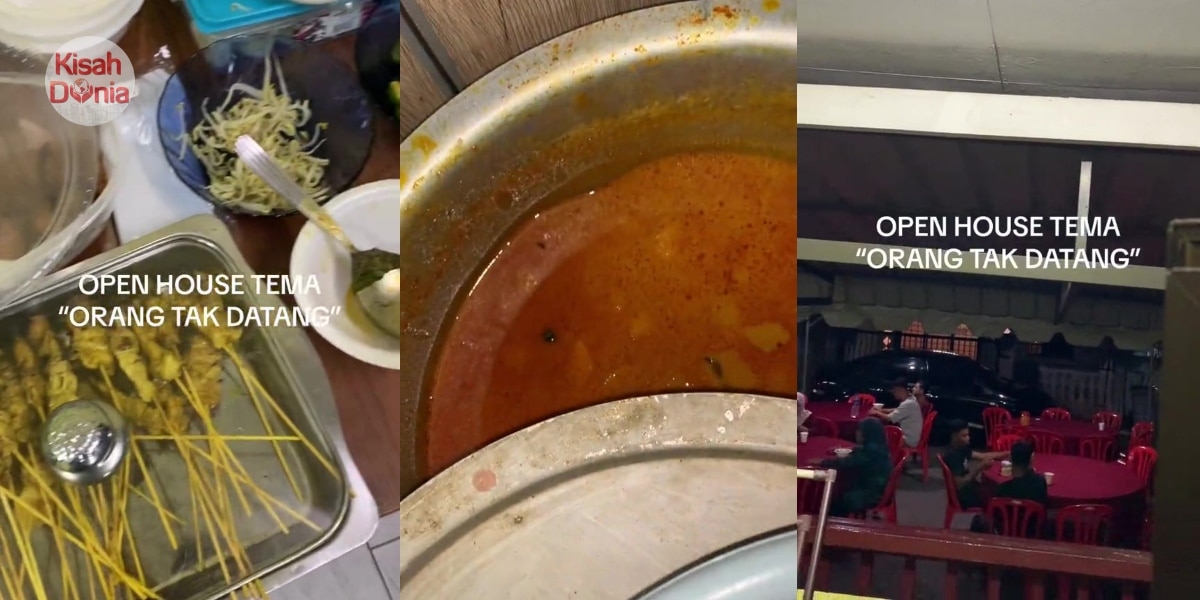 Buat Rumah Terbuka Masak Untuk 45 Tetamu Tunggu Hingga 9 Malam Ramai